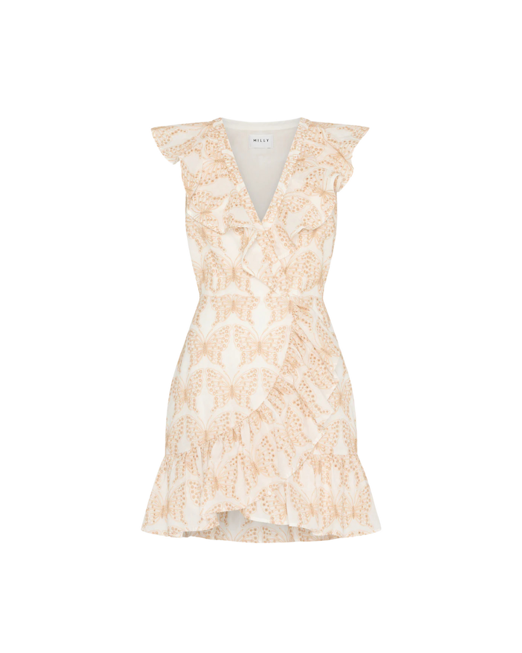 NOVI EYELET BUTTERFLY WRAP DRESS – FEBE Clothing